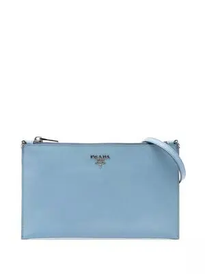 Prada 2013-2026 Saffiano Shoulder Bag - Blue