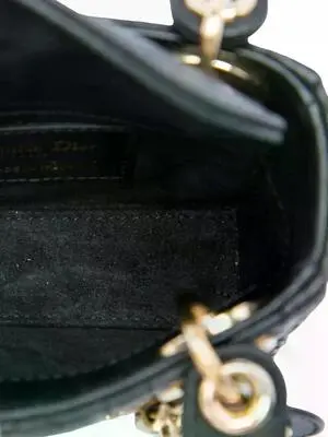 Dior 2022 Micro Lambskin Cannage Lady Satchel