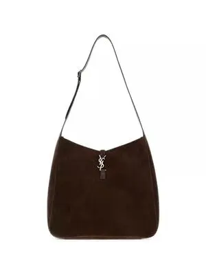 Saint Laurent Large Le 5 À 7 Suede Tote Bag - Brown