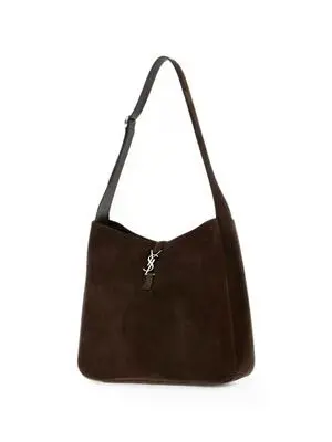 Saint Laurent Large Le 5 À 7 Suede Tote Bag - Brown