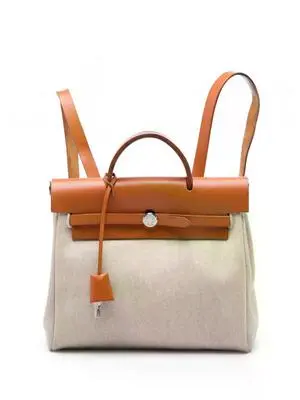 Hermès 2000 Toile Herbag Pm Backpack - Neutrals