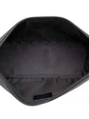 Gucci 2000-2015 Gg Canvas Boat Shoulder Bag - Black