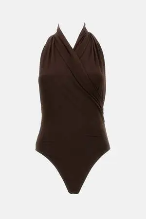 Andamane Vina Halter Neck Bodysuit - Multicolor