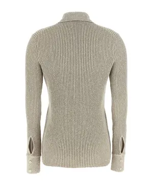 Magda Butrym Marled Collared Jumper