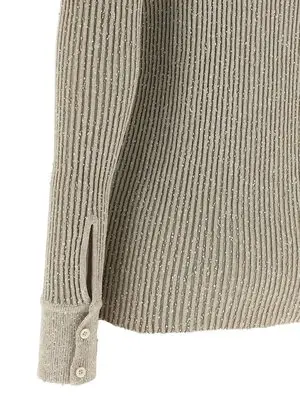 Magda Butrym Marled Collared Jumper