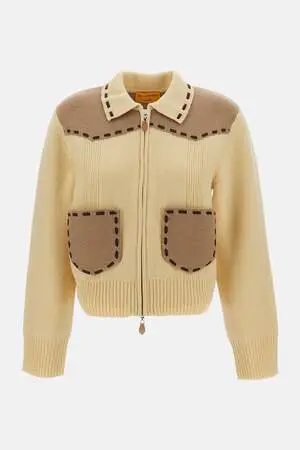 Guest In Residence Saddle Up Cashmere Jacket - Multicolor