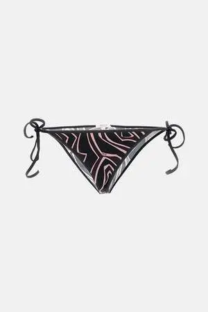 Emilio Pucci Bikini Bottom Labirinto Print - Multicolor