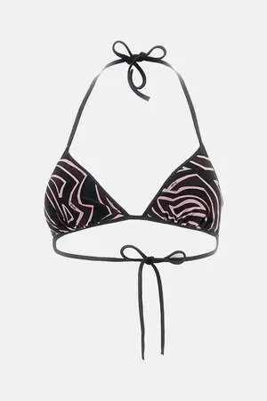 Emilio Pucci Bikini Top Labirinto Print - Multicolor