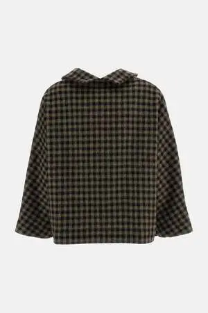 DANIELA GREGIS Peona Bianco Check Wool Jacket - Multicolor
