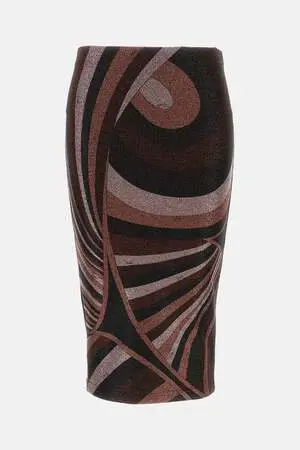 Emilio Pucci Lurex Midi Skirt - Multicolor