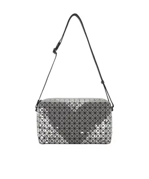 Issey Miyake Geometric-patterned Shoulder Bag Grey
