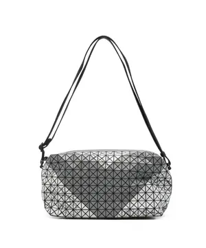 Issey Miyake Geometric-patterned Shoulder Bag - Grey