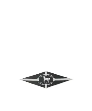 Fendi Printed Silk Foulard - Black
