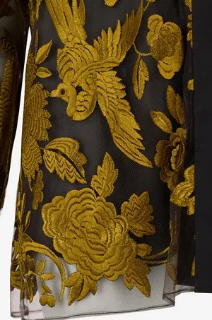 Giambattista Valli Embroidered Tulle Shirt