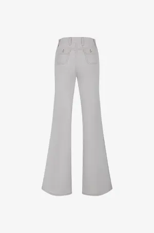 Giambattista Valli Flared High-rise Jeans