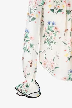 Giambattista Valli Botanical-print Shirt