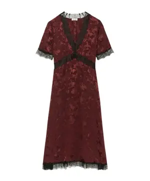 Zadig&Voltaire Jacquard Dress - Cherry
