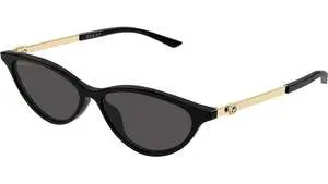 Gucci Cat-eye Frame Sunglasses - Black/gray