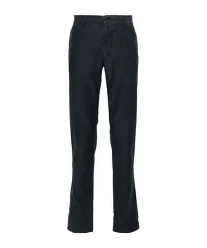 Incotex Logo-embroidered Trousers