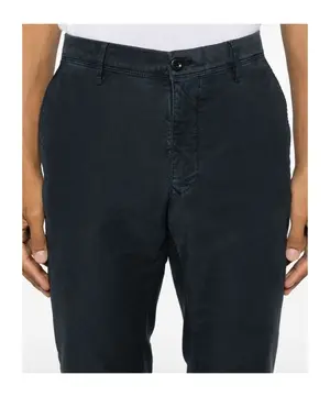 Incotex Logo-embroidered Trousers