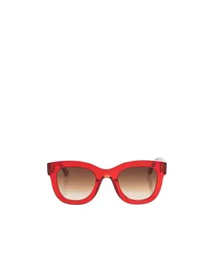 Thierry Lasry Gambly Square-frame Sunglasses - Red
