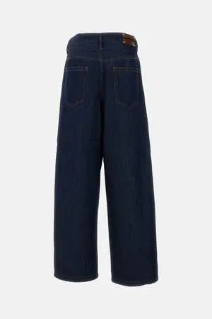 Dries Van Noten Penning Den Wide Leg Jeans - Multicolor
