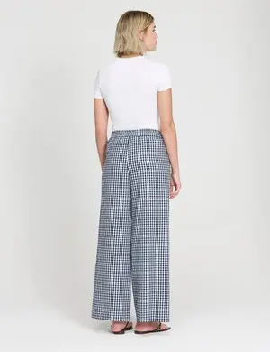 FINERY LONDON Dixie Regular Length Wide Leg Trouser