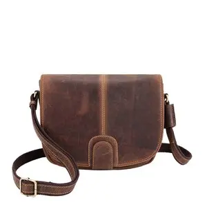 LLOYD BAKER Jalna Leather Crossbody Bag - Brown