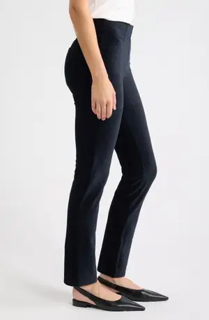 Hue Classic Corduroy Pull-on Pants - Black