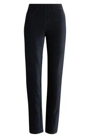 Hue Classic Corduroy Pull-on Pants - Black