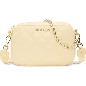 Mz Wallace Mini Crosby Quilted Nylon Crossbody Bag - Chamomile
