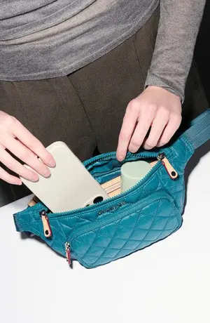 Mz Wallace Metro Small Sling Bag - Pacific