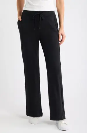 Hue Soft Jersey Track Pants - Black