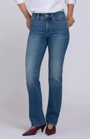 NYDJ Marilyn Straight Leg Jeans - Phlox