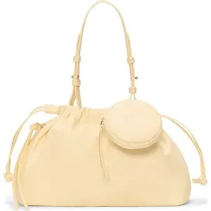 Mz Wallace Small Waverly Leather-trimmed Shoulder Bag Chamomile