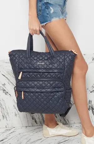 Mz Wallace Metro Utility Backpack - Navy
