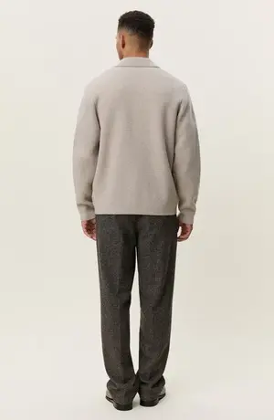 LES DEUX Milano Knit Wool Overshirt