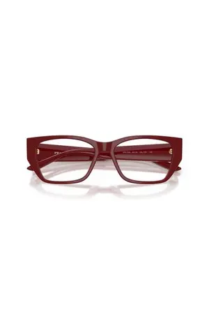 Prada 53mm Rectangle Optical Glasses