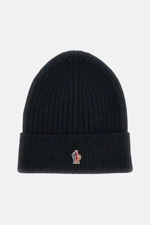 Moncler Ribbed Wool Knit Beanie - Multicolor