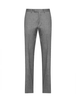 Zegna Melange Grey Techmerino Wash&go Trousers
