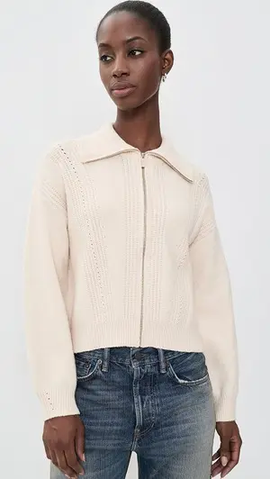 Z Supply Silverlake Zip Cardigan
