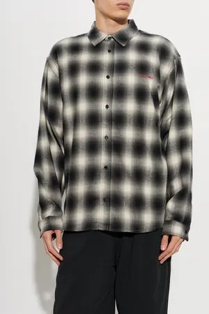 44 LABEL GROUP Plaid Pattern Shirt