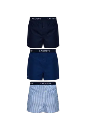 Lacoste Cotton Boxer Briefs 3-pack - Multicolour