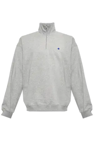JIL SANDER High Neck Sweatshirt In Light Gray By - Grey