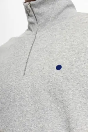 JIL SANDER High Neck Sweatshirt In Light Gray By