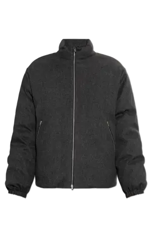 JIL SANDER Insulated Jacket With Stand Collar - Grey