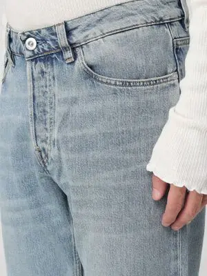 Our Legacy Slate Cut Straight-leg Jeans In Stretch Denim With Mid-rise Waist