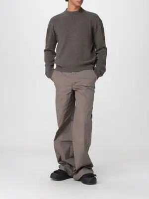 Rick Owens Crewneck Jumper In Wool And Cashmere Blend