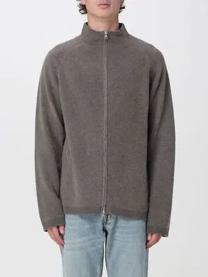 Our Legacy Wool High Neck Cardigan With Front Zip Closure - Beige