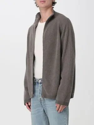 Our Legacy Wool High Neck Cardigan With Front Zip Closure - Beige